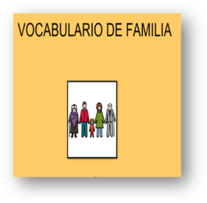 Vocabulario "La familia" - Vivencias con maestricas