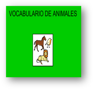 Vocabulario "Animales" - Vivencias con maestricas