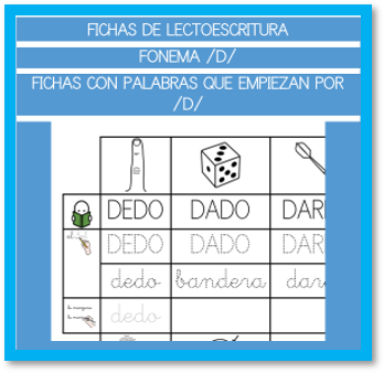 TRABAJAMOS CON LA LETRA D