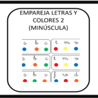 EMPAREJA LETRAS Y COLORES (MAYÚSCULA) - Vivencias con maestricas